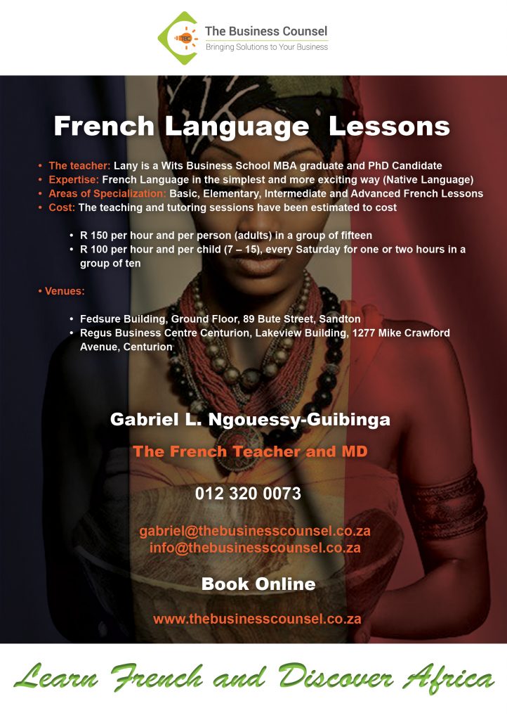 Sandton French Lessons - Basic (Adults) | The Business Counsel